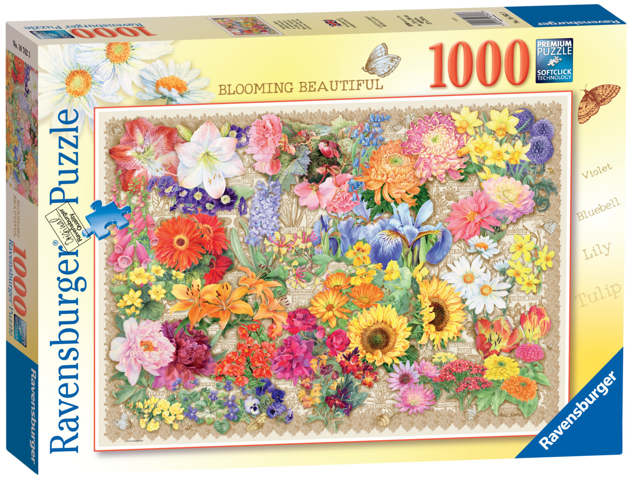 Ravensburger palapeli Blooming Beautiful 1000 palaa - Villakeiju