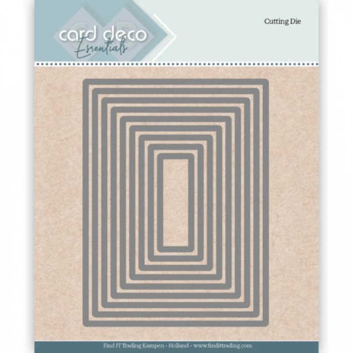 Card Deco Essentials stanssi suorakaide - Villakeiju